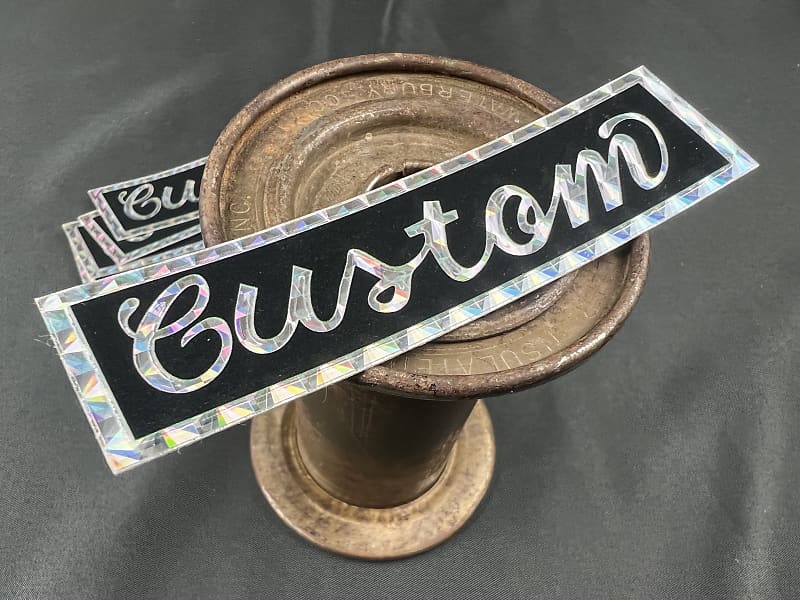 GVT SRV Number one 1 CUSTOM The First Wife Custom decal | Reverb