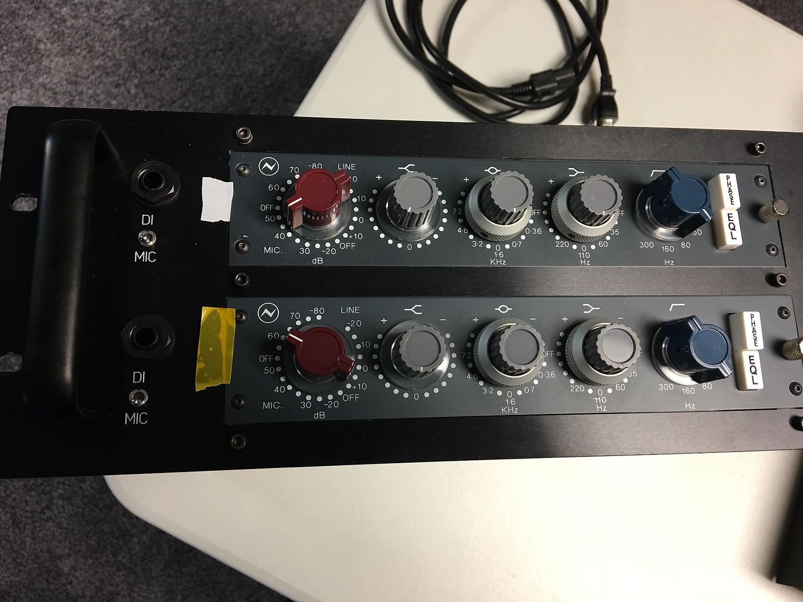 AMS Neve 3U Horizontal 2-Slot 1073 / 1084 Rack (Loaded w/ | Reverb UK