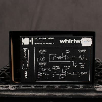 Whirlwind MD-1 Portable Mic Preamp / Line Driver & Headphone | Reverb