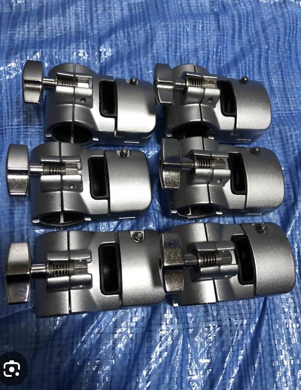 (6) Roland 1.5” T-Clamps Pipe Holder for MDS-12 / MDS-25 Rack | Reverb