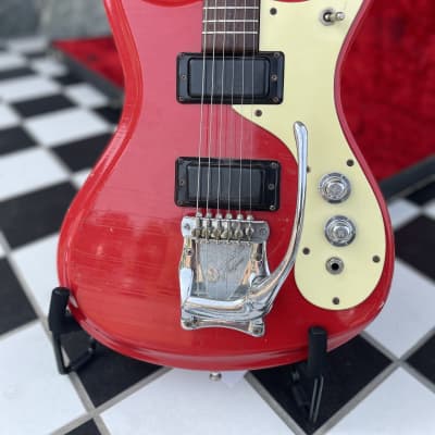 Mosrite Mark V 1967 Candy Apple Red | Reverb