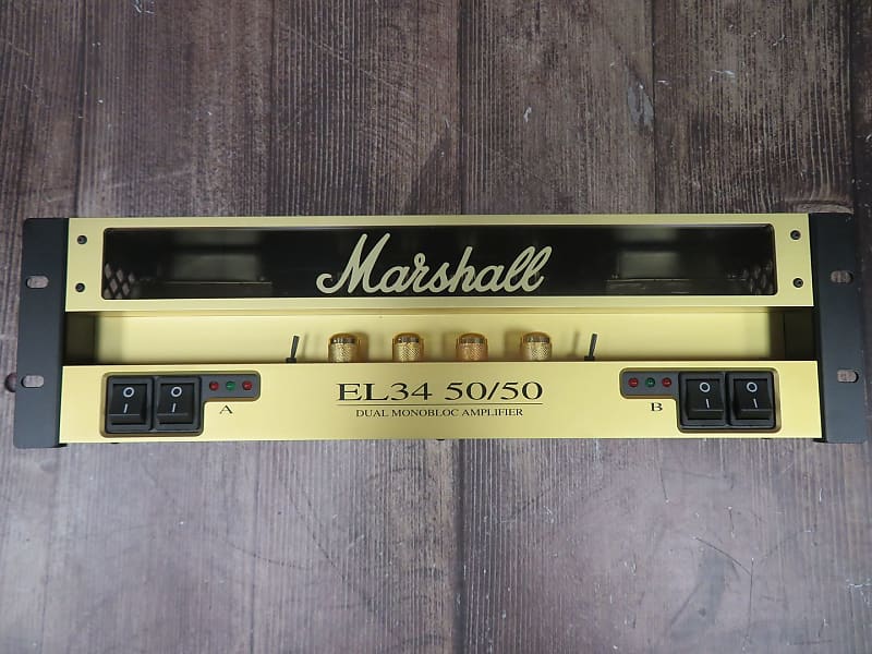 Marshall EL34 50/50 Dual Monobloc Amplifier Guitar Amplifier | Reverb