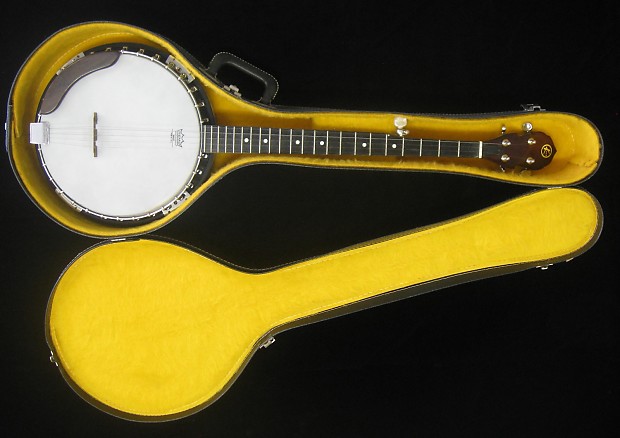 Kay Vintage Banjo with Hardshell Case and Custom Eagle Design | Reverb