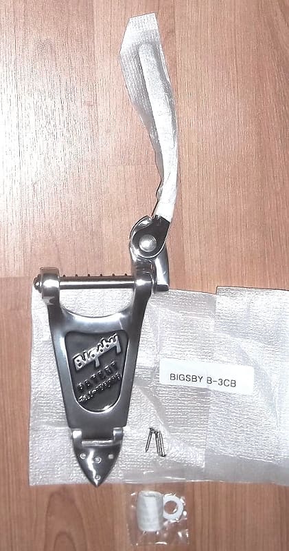 Bigsby® B3CB Tremolo Vibrato Tailpiece~Chrome~USA~"V" HInge | Reverb