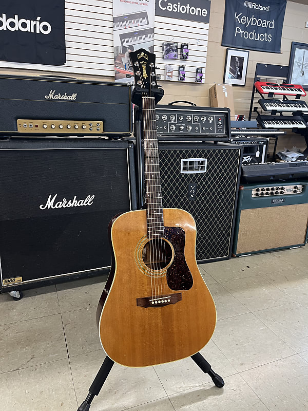 Guild D-40 1975 Natural | Reverb