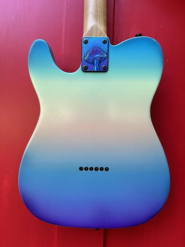 Magic Mushroom Custom UV Printed Telecaster | Reverb