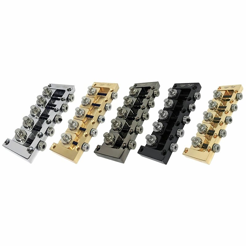 Ray Ross RRB519N Saddle-Less 5-String Bass Guitar Bridge, | Reverb