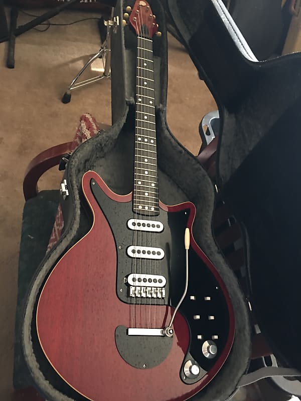 Brian May Red Special 80’s Red Stain/nitro lacquer | Reverb
