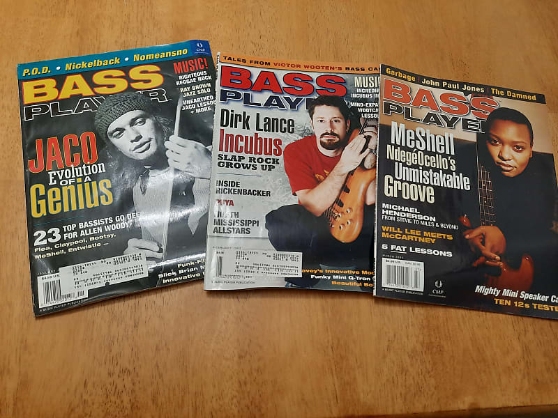 3 Back Issues Bass Player 2002 Back Issues | Reverb