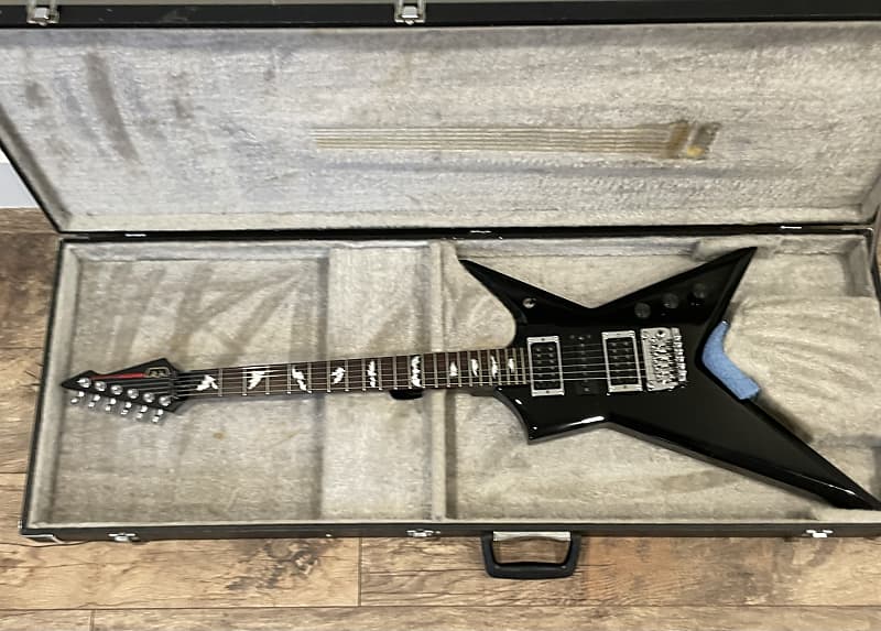 1985-1986 Westone Dimension IV Electric Guitar Black | Reverb UK