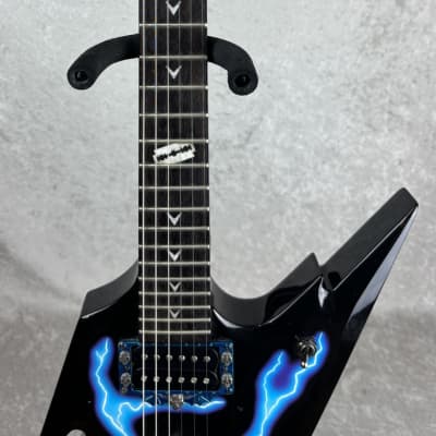Dean Dime Razorback Dimebolt electric guitar in Lightning | Reverb