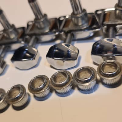 Vintage Fender F Tuners Set 1970s - Nickel | Reverb Australia