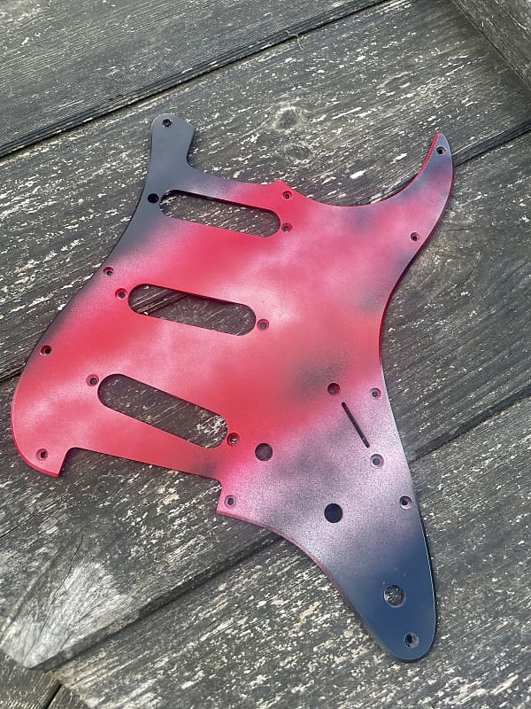 Custom Stratocaster pickguard - Atomic punk | Reverb Australia