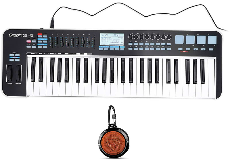 Samson Graphite 49 Key USB MIDI DJ Keyboard Controller + | Reverb