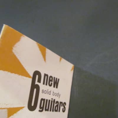 Gibson 1963/64 Firebird Thunderbird Color Chart Brochure | Reverb