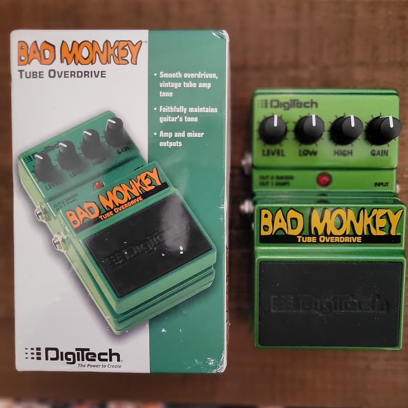DigiTech Bad Monkey Tube Overdrive Pedal w Box | Reverb