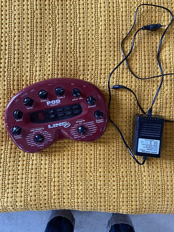 Line 6 POD 2.0 Multi-Effect and Amp Modeler 2010s - Red | Reverb