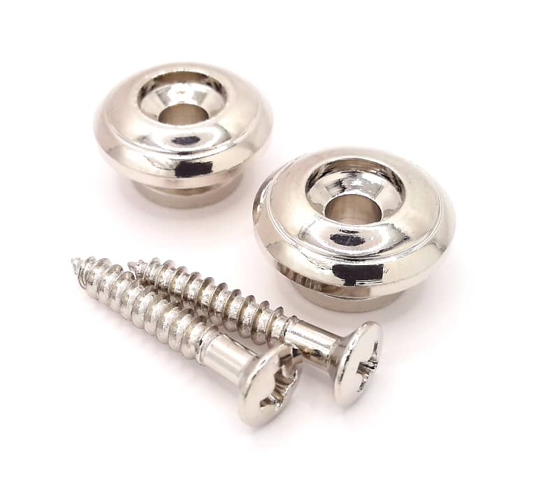 True Custom Shop® Nickel Oversized 17mm Strap Buttons for | Reverb