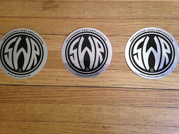 SWR Logo Sticker 2000s Silver and Black | Reverb