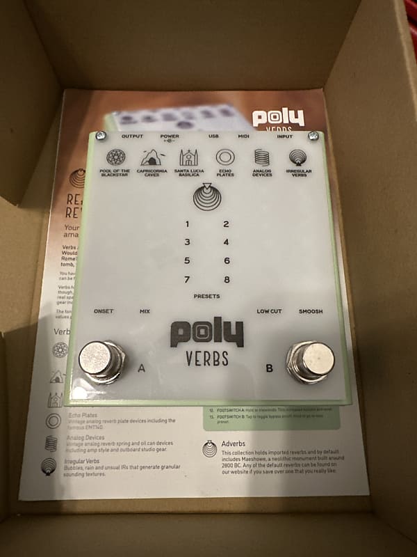 Poly Effects Verbs 2023 - Sea Foam Green | Reverb