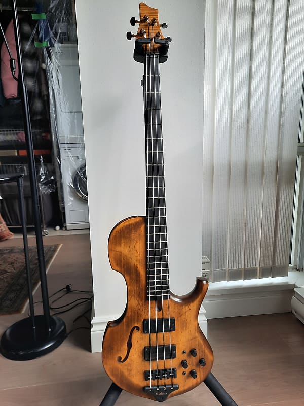 Bass Guitar Marleaux Contra 4 string semi acoustic bass | Reverb
