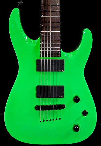 Jackson Slatt X MG3-7 Soloist 7 String Kawasabi Green | Reverb