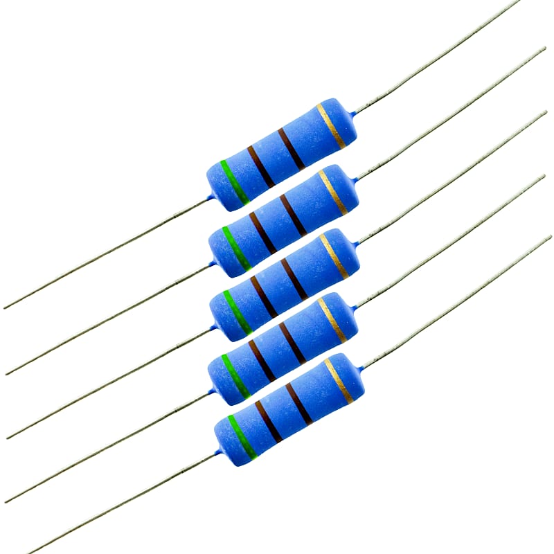 5 Watt 5% Metal Oxide Power Resistors, 510 ohms, 5 pieces | Reverb