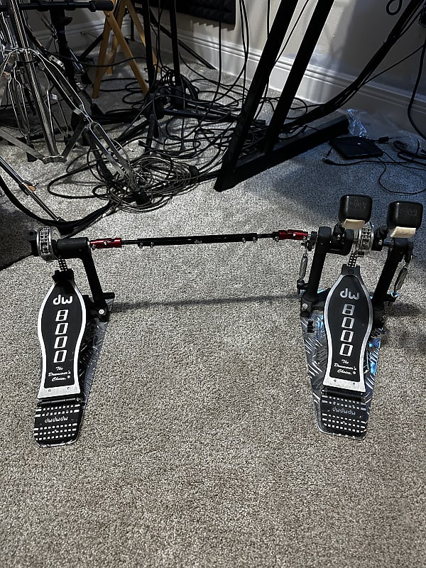 DW 8000 Series Double Bass Drum Pedals, (2015) - | Reverb
