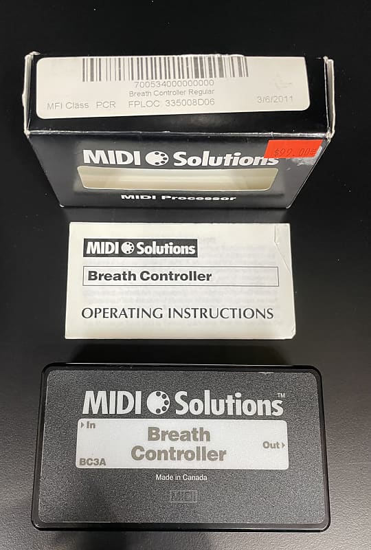 MIDI Solutions BC3A Breath Controller | Reverb