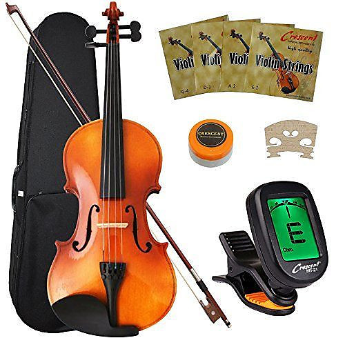 Crescent 4/4 Full Size Student Violin Starter Kit (Includes | Reverb