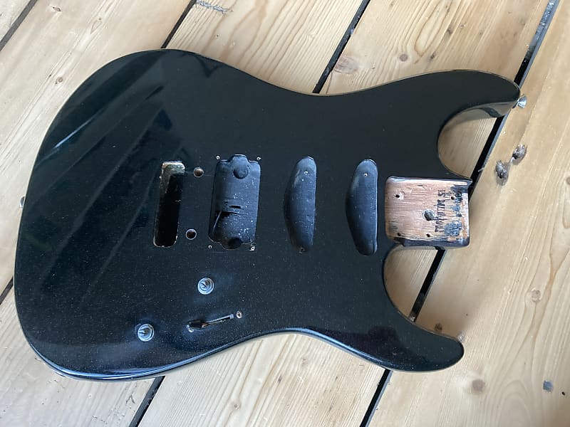 Fender Squier Showmaster Strat Electric Guitar Body Solid HSS | Reverb