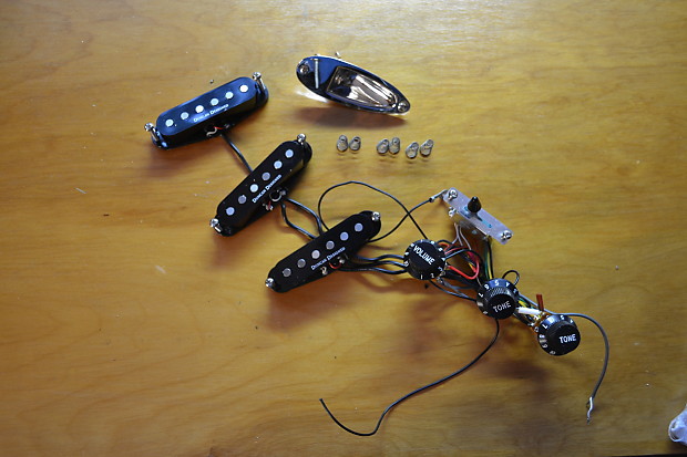 Duncan Designed SC-101 Strat Pickups, Pre-wired Stratocaster | Reverb