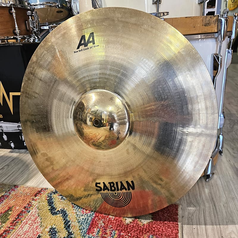 Sabian 20" AA Raw Bell Crash Cymbal 1880g | Reverb