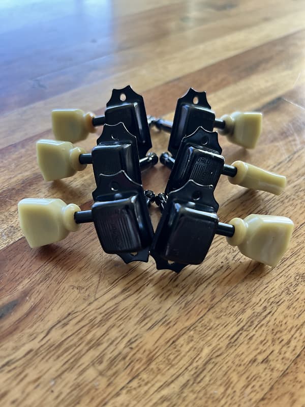 Gibson Original tuning machines Guitar Tuners 1976 - Black | Reverb