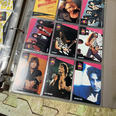 Super Stars Music Card Collection Rock Star Trading Cards | Reverb