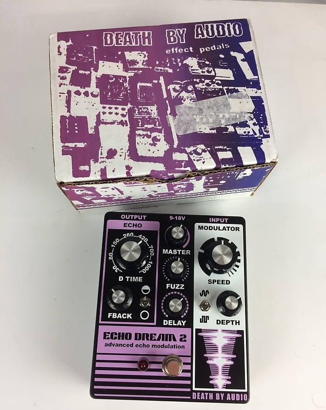Death by Audio Echo Dream 2 Delay/Fuzz/Modulation Pedal | Reverb
