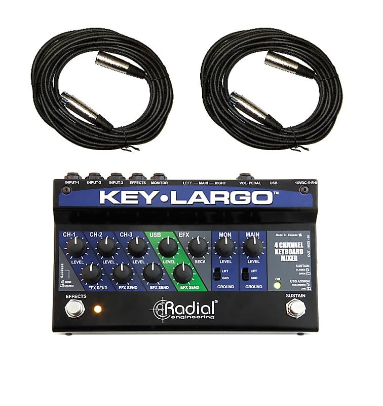 Radial Key Largo Keyboard Mixer Pedal | Reverb