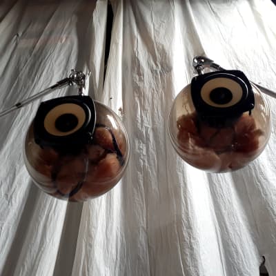 FULL RANGE STEREO SPEAKERS SPHERICAL ENCLOSURES AND TRIPODS | Reverb