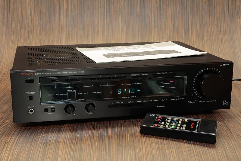 Luxman R-106 vintage stereo receiver w/Remote - | Reverb