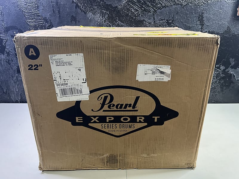 Pearl EXX725/C - Bass drum and Floor tom - Jet Black | Reverb