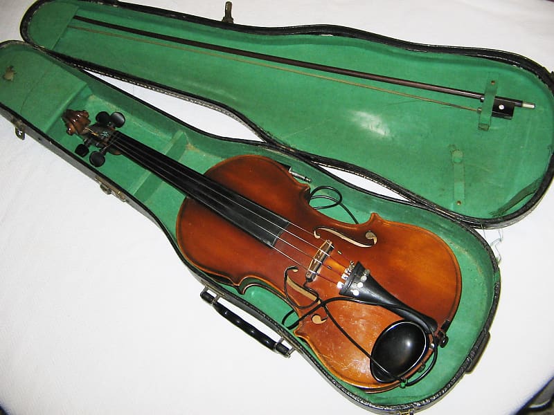The Guldan 4/4 Violin w/ Pickup, Case & Bow 1962 | Reverb UK