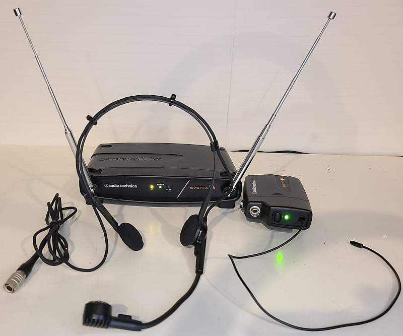 Audio-Technica System 8 wireless headworn microphone 2000s - | Reverb