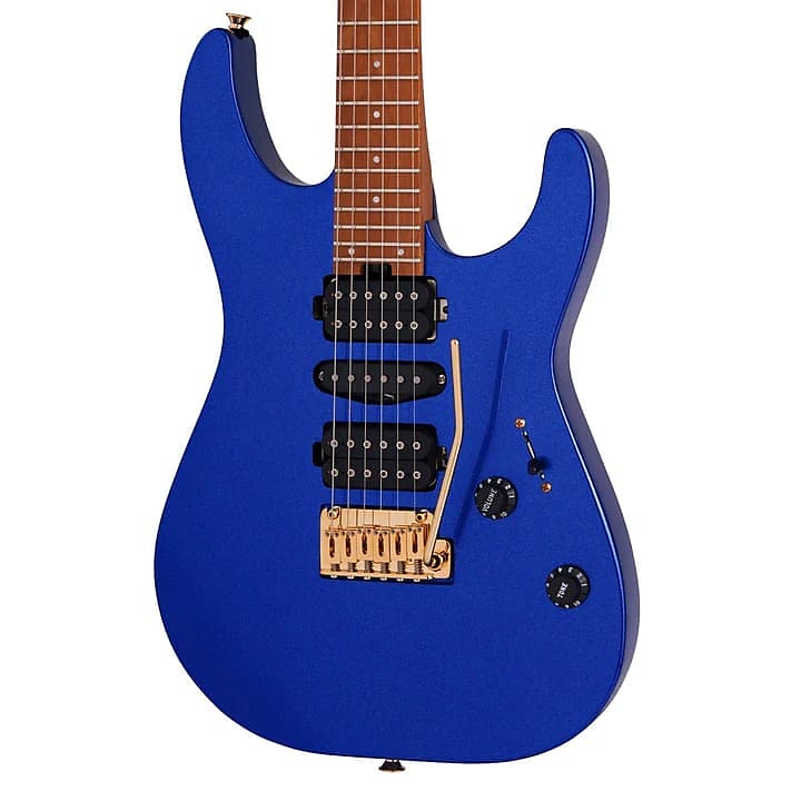 Charvel Pro-Mod DK24 HSH Electric Guitar - Mystic Blue with | Reverb