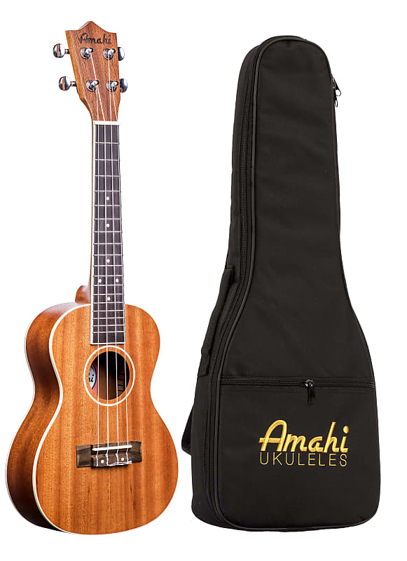 Amahi UK217C Select Mahogany, Bound Body & Neck, Concert | Reverb