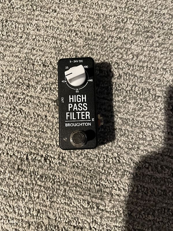 Broughton Audio High Pass Filter - Black | Reverb