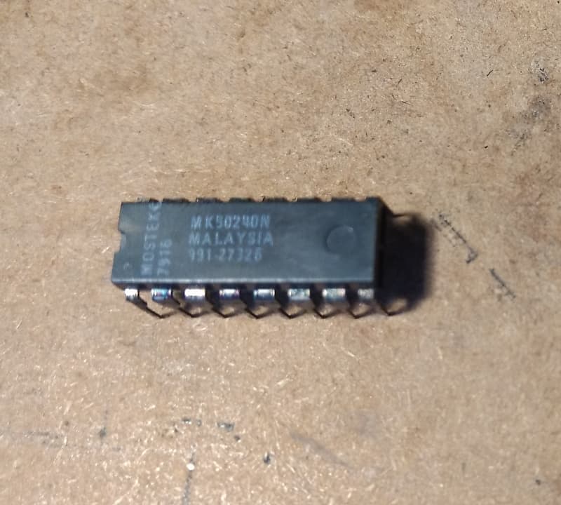 MOSTEK MK50240N TOS / Top Octave Synthesizer Chip , IC . Used | Reverb
