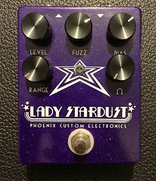 Phoenix Custom Electronics Lady Stardust Fuzz Purple Sparkle | Reverb