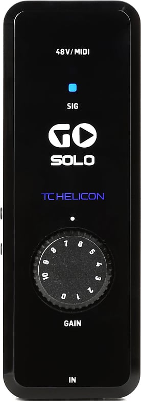 TC-Helicon GO SOLO Audio/MIDI Interface for Mobile Devices | Reverb