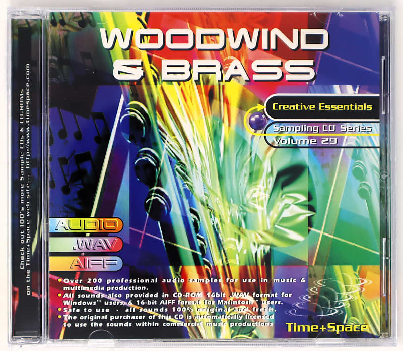 Zero-G Time+Space Creative Essentials Volume 29 Woodwind & | Reverb