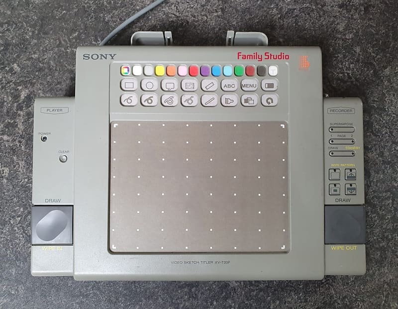 Sony Family Studio XV-T33F (Retro Analog Drawing Pad) | Reverb